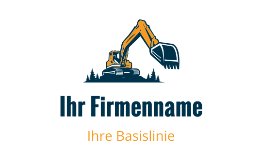 Erstellen Sie ein professionelles bagger-Logo